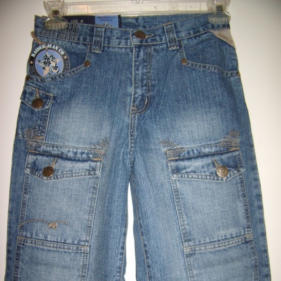 RAIDER JEAN CO INFAMOUS | Bottoms | Boys Vintage Rare Raider Infamous ...
